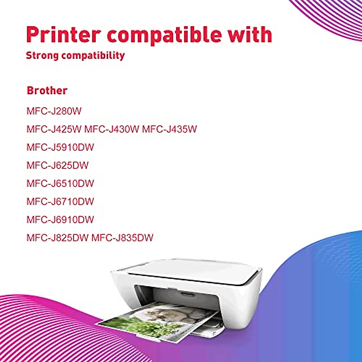 HOTCOLOR 15 Color Pack LC71/LC75/LC79 LC-71 LC-79 LC-75 Cyan Magenta Yellow Ink Cartridg for Brother MFC-J430W,MFC-J5910DW,MFC-J625DW,MFC-J6510DW Printer (5C,5M,5Y)