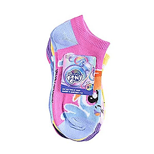 My Little Pony Girls No Show Socks, Hot Pink, Small