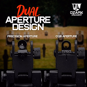 45 Degree Offset Iron Sights Canted Sights 45 Degree Iron Sights Works for Right & Left Hand Offset Iron Sights 45 Degree Backup Iron Sights Picatinny Rifle Fixed Iron Sight Front & Rear Rifle Sights