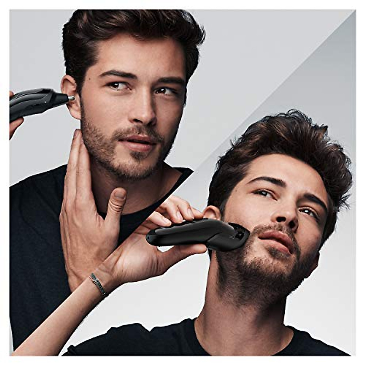Braun Hair Clippers for Men MGK3220, 6-in-1 Beard Trimmer, Ear and Nose Trimmer, Mens Grooming Kit, Cordless & Rechargeable