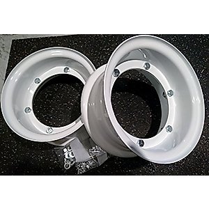 Gravely, Ariens to fit: Pair Set of 2 New 8" Lawnmower Garden Rim Tractor Wheel for 4.00-8 Tires B1R86FB