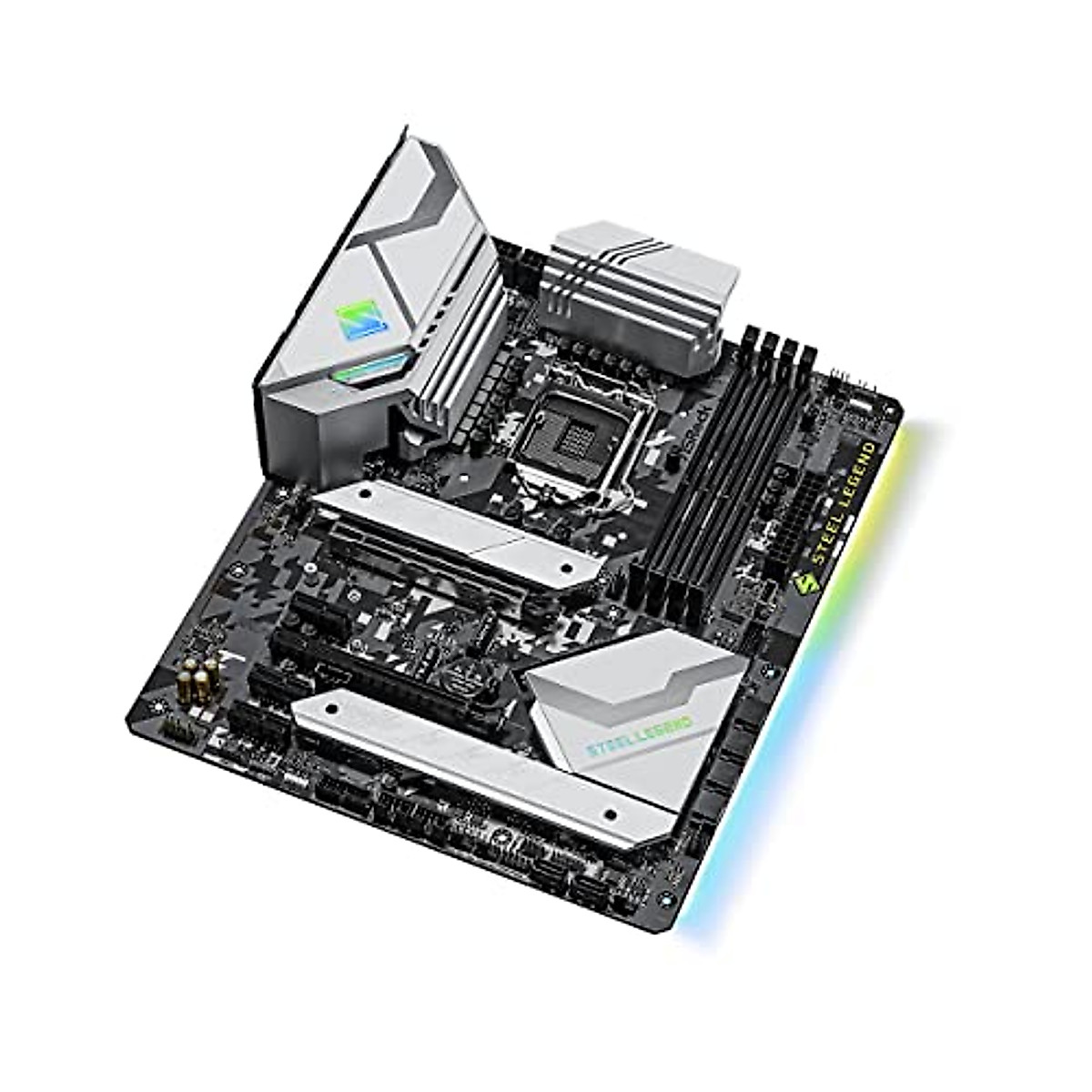 ASRock Z590 Steel Legend Compatible with Intel 10th and 11th Generation CPU (LGA1200) Z590 with Chipset