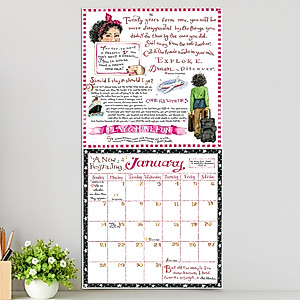 TF PUBLISHING 2024 Susan Branch Wall Calendar | Large Grids for Appointments and Scheduling | Vertical Monthly Wall Calendar 2024 | Home and Office Organization | Premium Matte Paper | 12"x12”