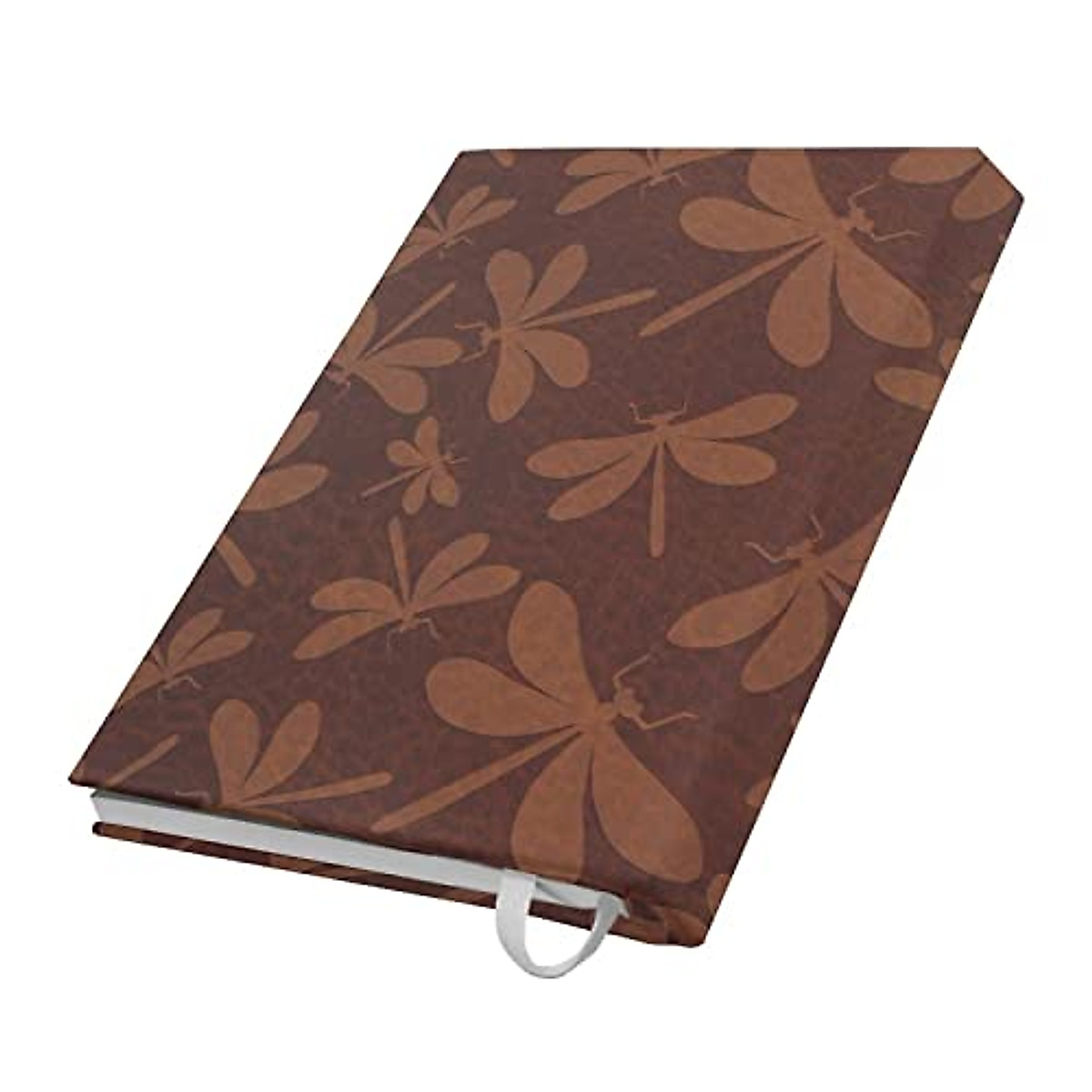 TODIYADDU Bamboo Dragonfly Paperback Book Cover for Workers Personality Machine Washable Reusable Design Anti-bend Nylon Fabric School Book Protector (Pack of 1)