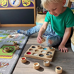TickiT Touch & Match Board - Toddler Sensory Exploration - Special Educational Needs - Tactile Board - Touch & Feel