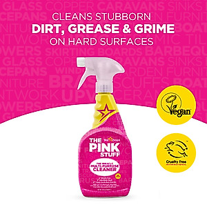 Stardrops - The Pink Stuff - The Miracle Cleaning Paste, Multi-Purpose Spray, And Bathroom Foam 3-Pack Bundle (1 Cleaning Paste, 1 Multi-Purpose Spray, 1 Bathroom Foam)