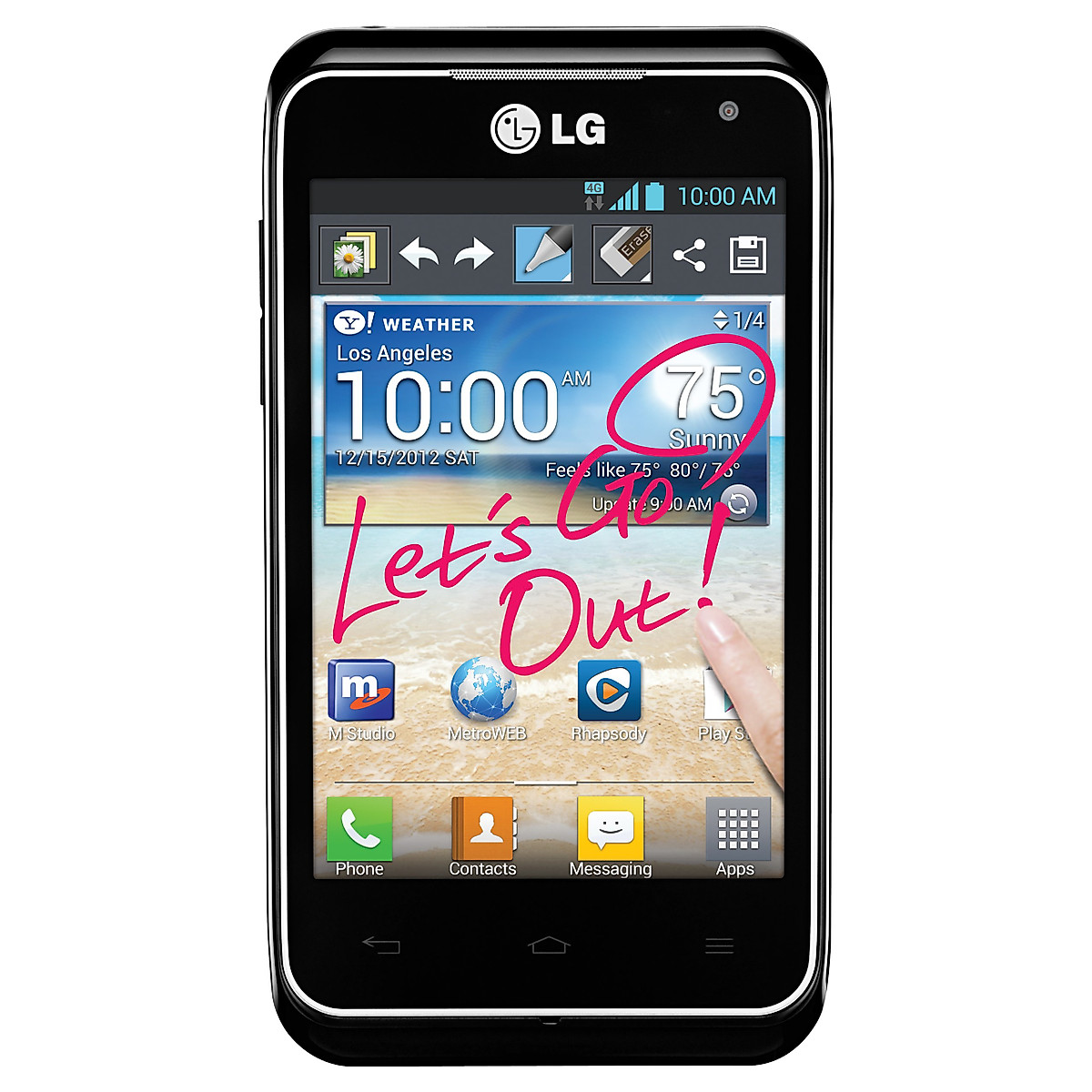 LG Motion 4G LTE Prepaid Android Phone (MetroPCS)