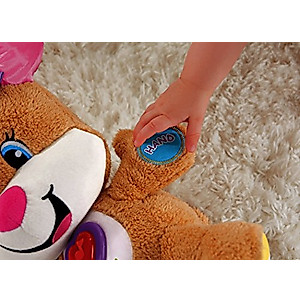 Fisher-Price Laugh & Learn Baby & Toddler Toy Smart Stages Sis Interactive Plush Dog With Music Lights & Learning Content For Ages 6+ Months