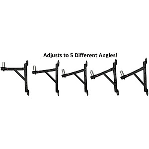 Cedarslink PA Speaker Wall Mount Brackets - 2 Pro-Audio Stands Post Holder DJ Stage Aluminum Peg Mount! Over 200 LB. Capacity!