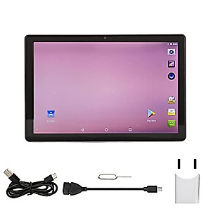 Gaming Tablet, 10 Inch Tablet 1960x1080 IPS Octa Core CPU US Plug 100-240V for Study for Android11 (US Plug)