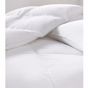 Peacock Alley Down Alternative Mattress Topper Enhancer – 100% Hypoallergenic Mattress Cover, 3" Plush Bed Topper with Soft Quilted Top and 400 Thread Count Cotton Sateen Cover - Queen (White)