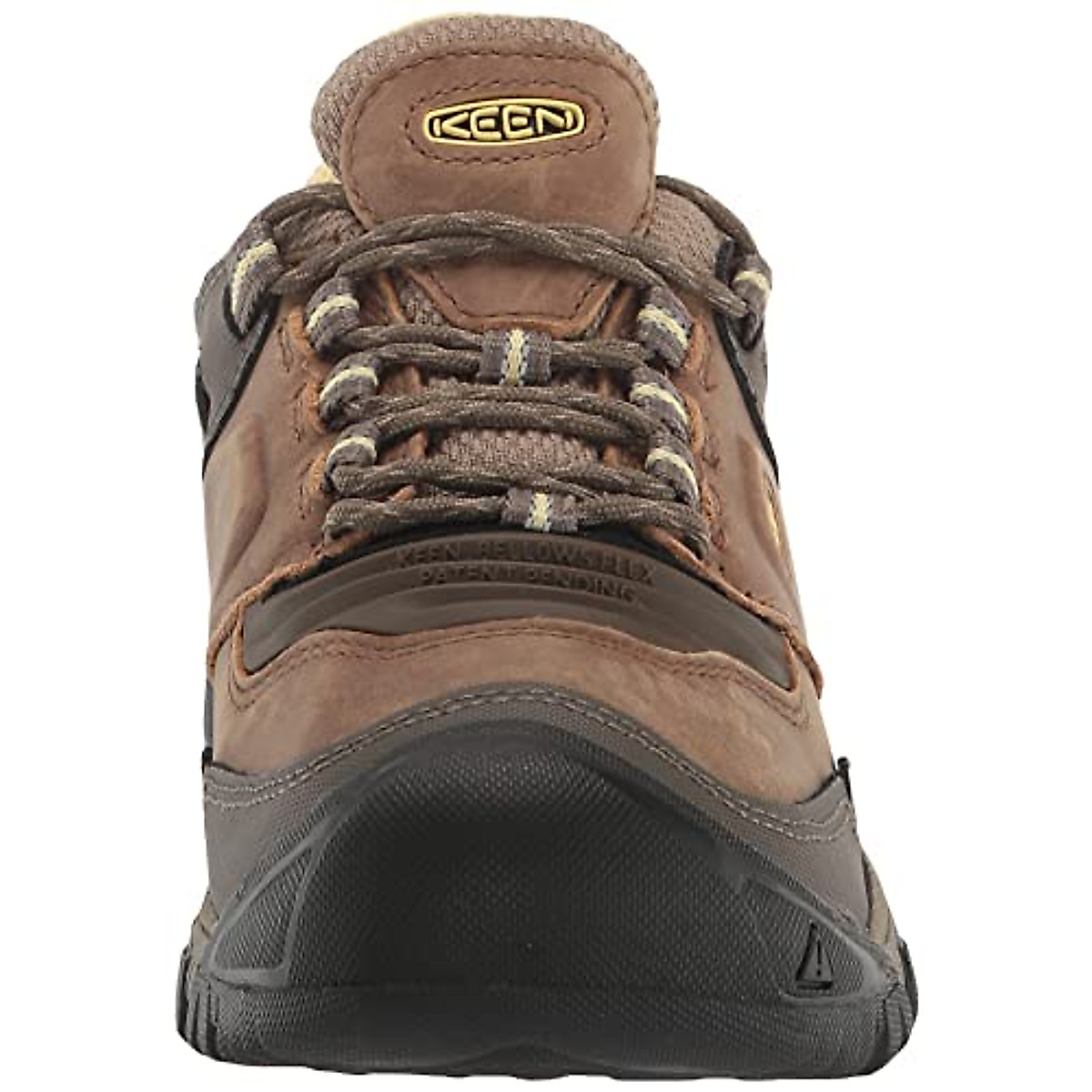 KEEN Women's Ridge Flex Low Height Waterproof Hiking Boots, Safari/Custard, 8