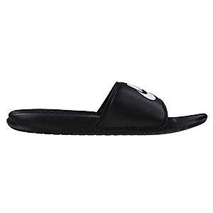 Nike Men's Benassi Just Do It Athletic Sandal, Black/White Noir/Blanc, 9.0 Regular US