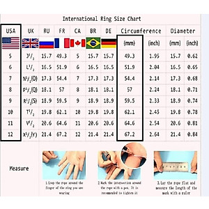 JASXEYO 925 Sliver Promise Ring for Women Cubic Zirconia Engagement Ring CZ Statement Wedding Band Rings for her Size 6-10 (10)