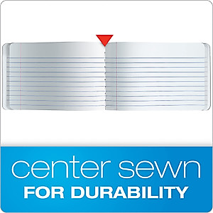 Oxford Jr. Composition Notebooks, Half Size, 4-7/8 x 7-1/2 Inches, Wide Ruled Paper, 80 Sheets, Assorted Primary Covers, 6 Pack (63779)