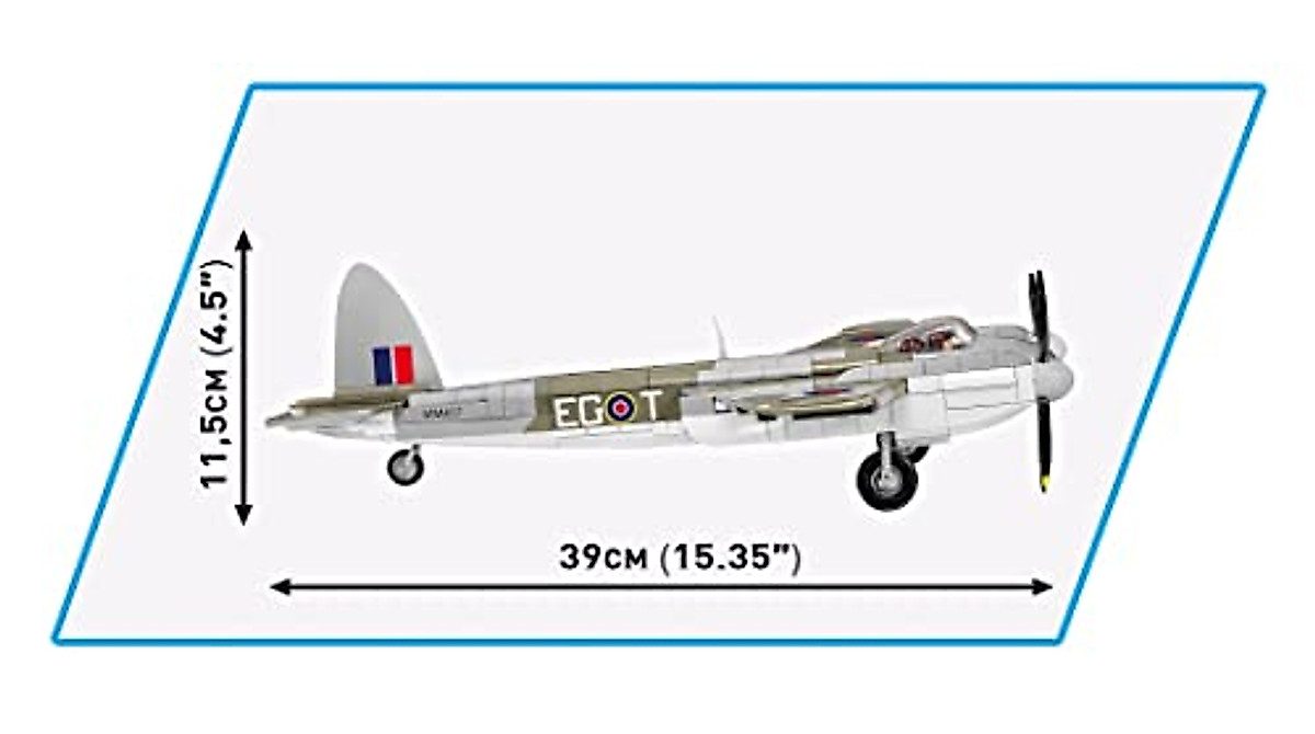 Build WWII Mosquito Plane Model - COBI Historical Collection