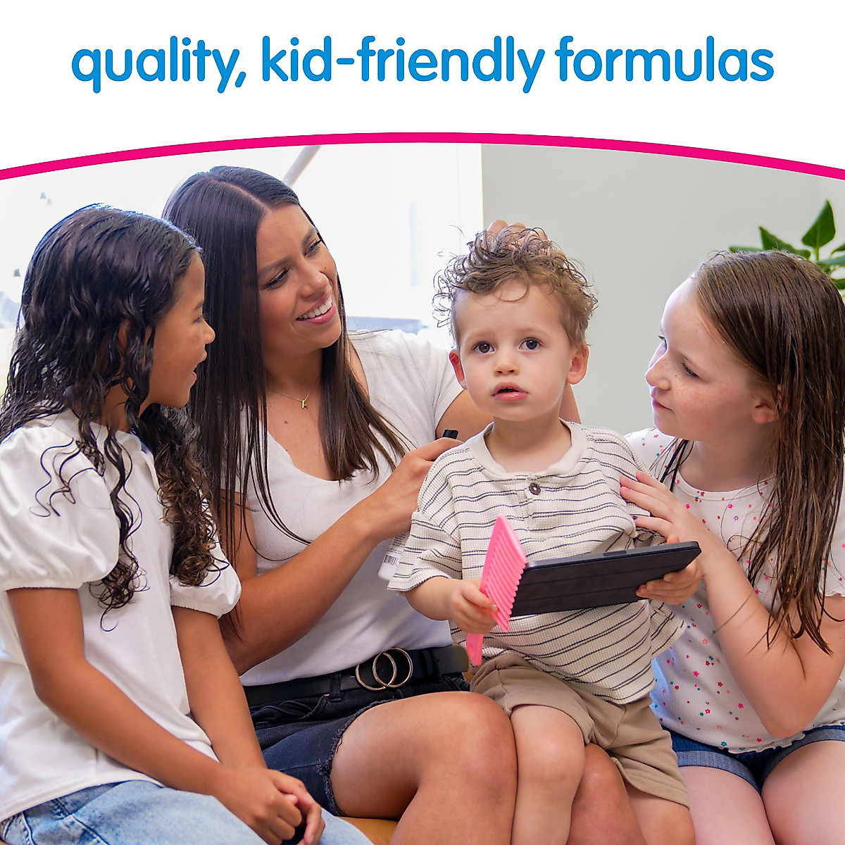 SoCozy Hair Mousse for Kids, Curl Volumizing Foam Mousse for Curly Hair (6 Fl Oz) Enhances Shine & Volume, Gentle Formula with Panthenol, Hydrolyzed Proteins & Keratin, Paraben & Sulfate-Free