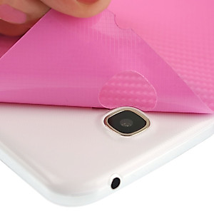 Skinomi Pink Carbon Fiber Full Body Skin Compatible with Toshiba Satellite Radius (2015, 15.6 inch)(Full Coverage) TechSkin with Anti-Bubble Clear Film Screen Protector