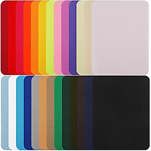 Augshy 29 Pieces Iron On Patches for Clothing Jeans 4.9 x 3.7 Inch (Colorful)