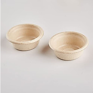 QIHYCUF Paper Feeding Cups Samll 0.5 oz Gecko Food and Water Feeding Dish Ledge Accessories Bowls for Crested Gecko Lizards Reptiles Pets (100cups)