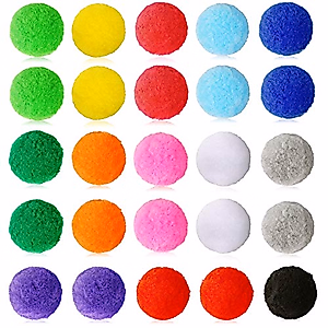 Pllieay 200Pcs 2 Inch Very Large Assorted Pom poms Arts and Crafts for DIY Creative Crafts Decoration, 13 Colors