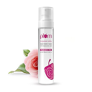 Plum Bulgarian Valley Rose Water Toner with Hyaluronic Acid & Rose Extracts Soothing for All Skin Types 100Ml