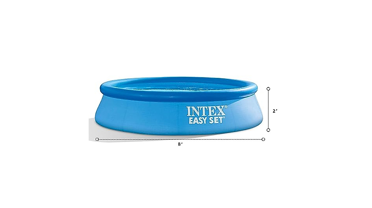 Intex 8ft Easy Set Inflatable Backyard Pool