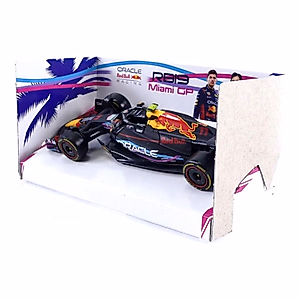 Xiangtat 1:43 F1 Racing RB19 Miami GP 2023 1# Max Verstappen Alloy Car Die Cast Model (RB19 Miami GP 1#)