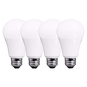 TCP RLA7550ND4 Eco$ave LED Light Bulb, A19 Shape, 4 Count (Pack of 1), Daylight