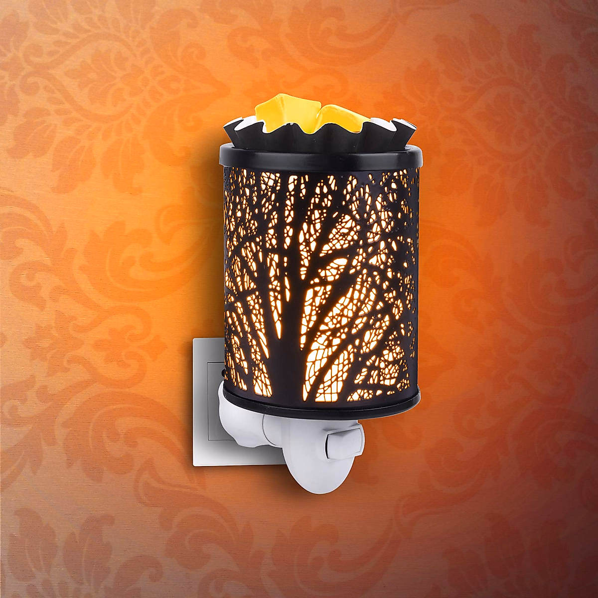 FANDOL Wax Melt Warmer Liners Reusable & Leakproof Candle Warmer Liners Wax Tray for Scented Wax,Electric Wax Warmers, Plug in Warmers, Candle Warmer,Wax Melter and Wax Burner(Black 50pcs)