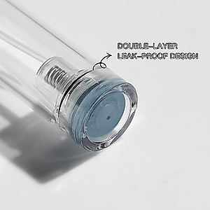 Lusiyi 5ML Refillable Perfume Atomizer Bottle for Travel, Portable Cologne Atomizer, Pocket Perfume Spray (Matte Black)