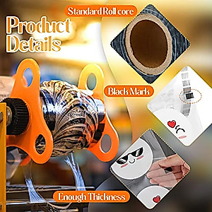 2 Rolls Cup Sealer Film Cup Plastic Tea Cup Sealing Film 90-105 mm 6400 Cups Sealer Film for PP Plastic Paper Cups