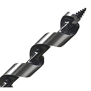 Century Drill & Tool 38432 Ship Auger Bit, 4" x 1/2"