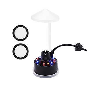 FITNATE Mist Maker Fogger Replacement Discs &Splash Guard for Mist Maker Parts with Replacement Tool