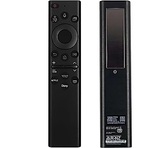 Fourmor Original Voice Remote Control - BN59-01385A Solar Charging for Samsung 2021 and 2022 and2023 Smart TVs. Also Bn59-01385B Full Function Replacement