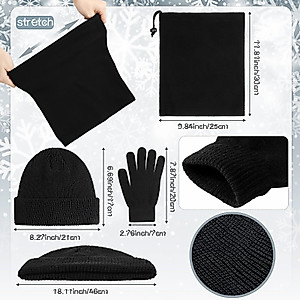 Foaincore 108 Pcs Winter Beanie Hat Gloves Neck Warmer Set Unisex Warm Hat Donation Charity Care Bundle for Homeless