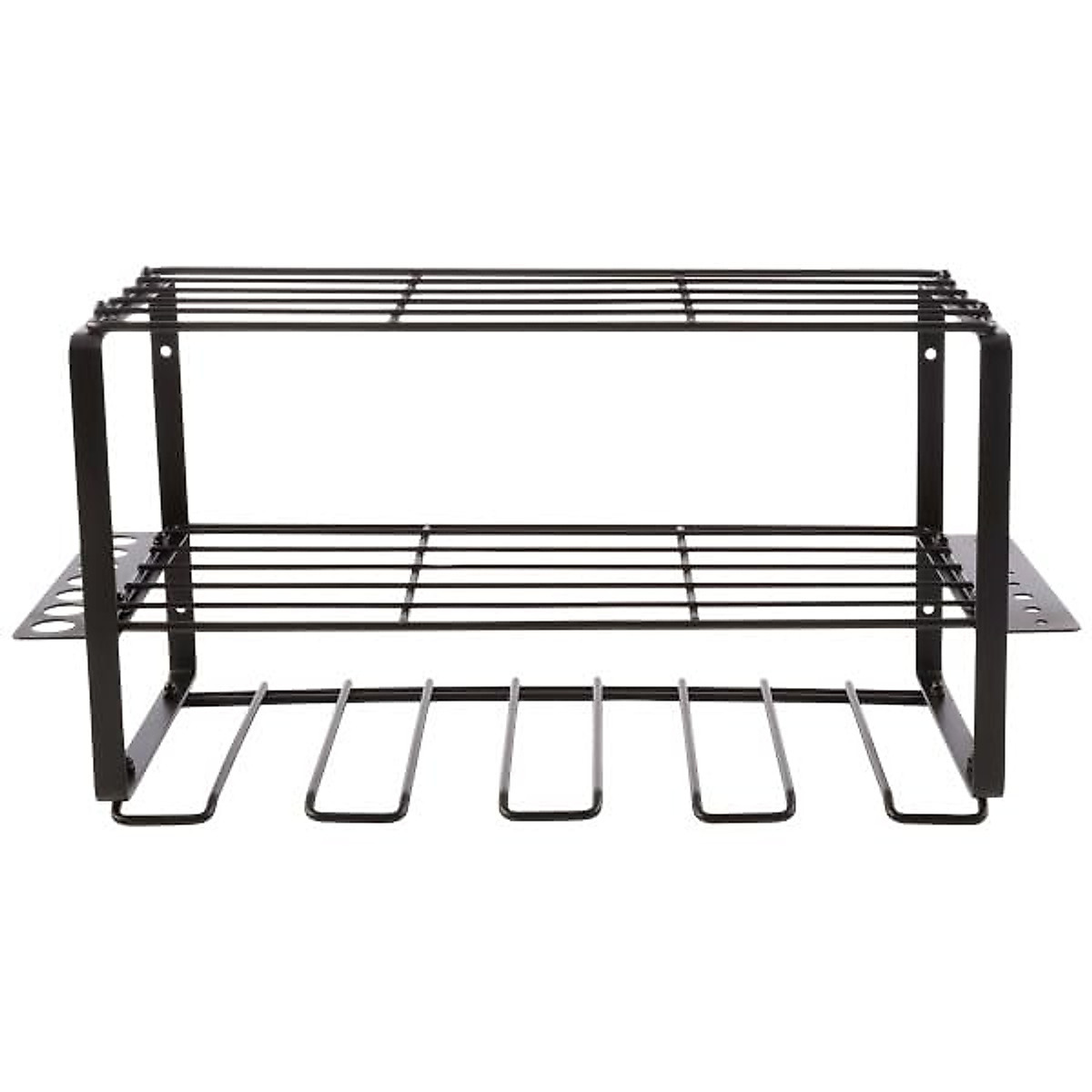 Stalwart Power Tool Organizer - 3-Tier Garage Shelving Unit with 110lb Max Capacity - Wall Mount Garage Storage System for Tools