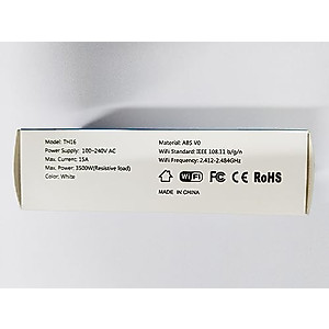 Sonoff TH16 Temperature and Humidity Monitoring WiFi Smart Switch for DIY Smart Home,Compatible with Alexa(16A)