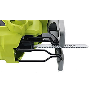 Ryobi One+ P523 18V Lithium Ion Cordless Orbital T Shank 3,000 SPM Jigsaw (Battery Not Included, Power Tool and T Shank Wood Cutting Blade Only)