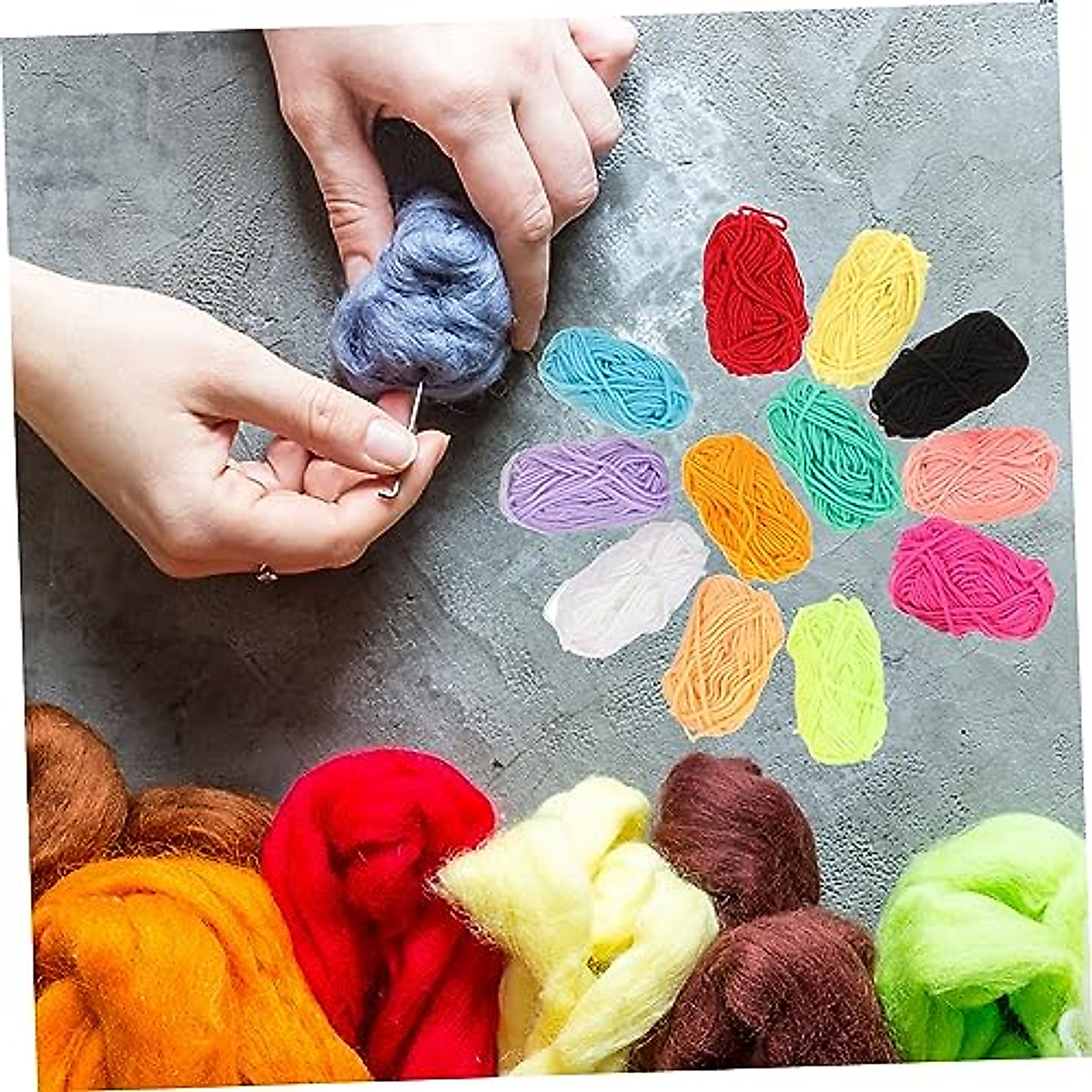 Wool Yarn 1 Set String Knitting String Knitting Wool Yarn Set Woven Blanket Knitted Throw Blankets Woolen Yarn Hand Knitting Yarn Woven Cloth Line Ball of Yarn Sweater Yarn