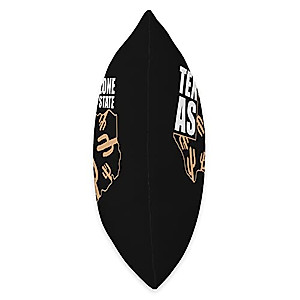 Texas State Map USA Throw Pillow, 16x16, Multicolor