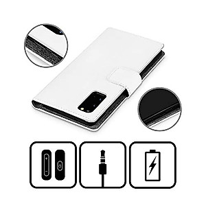 Head Case Designs Officially Licensed Arsenal FC Ben White 2023/24 First Team Leather Book Wallet Case Cover Compatible with Samsung Galaxy A04 (2022)