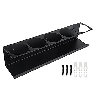 Spray Can Organizer Can Holder, 5 Can Holes Shelf Steel Spray Can Rack Organizer, Paint Bottle Storage Rack, Wall Mount Spray Paint Storage Fit For Garage And