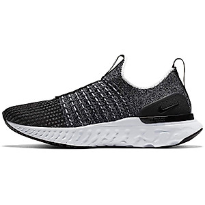 Nike React Phantom Run Flyknit 2 Womens Casual Running Shoe Cj0280-002 Size 5 Black/White