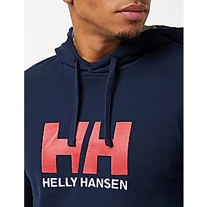 Helly Hansen Men's HH Logo Hoodie, 597 Navy, XX-Large