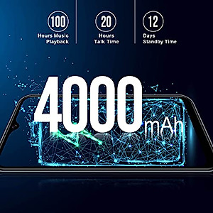 KXD 4G Unlocked Cell Phones D68S Smartphones Unlocked Android 11 -Mobile Phones Dual SIM Free - 4000 mAh Battery - 2GB+32/128GB Extension - Face Unlock & Fingerprint - 8MP Triple Cameras - Black