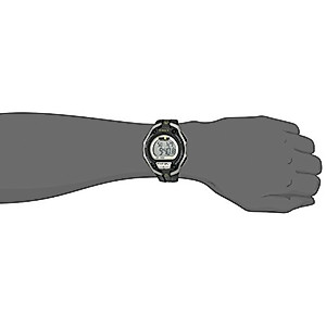Timex Men's T5K412 Ironman Classic 30 Oversized Black/Silver-Tone Resin Strap Watch