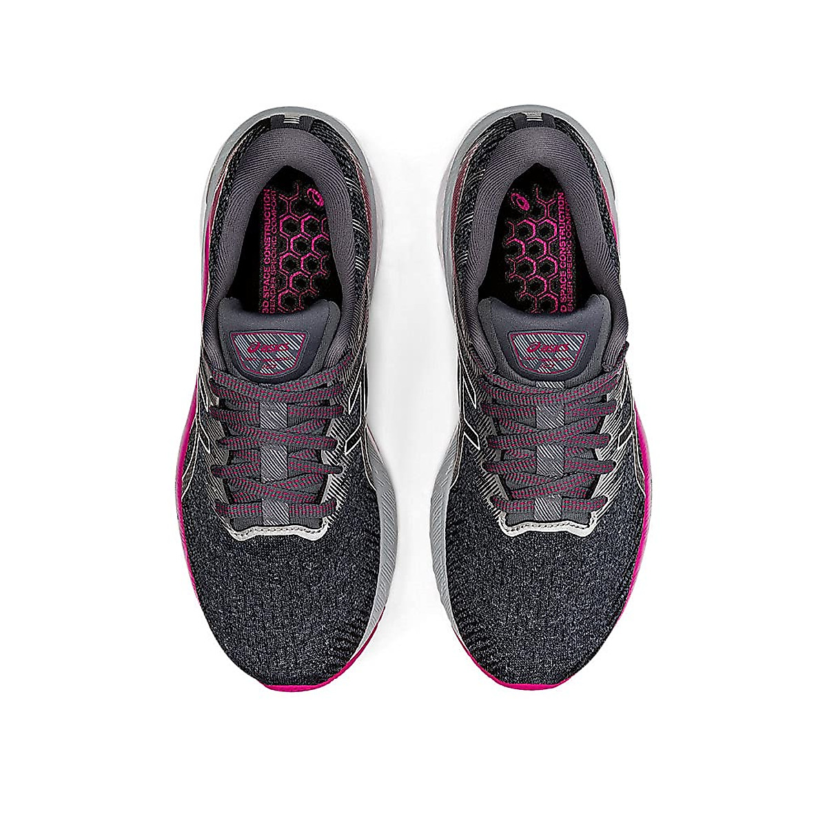 ASICS Women's GT-2000 10 Running Shoes, 8, Sheet Rock/Pink Rave