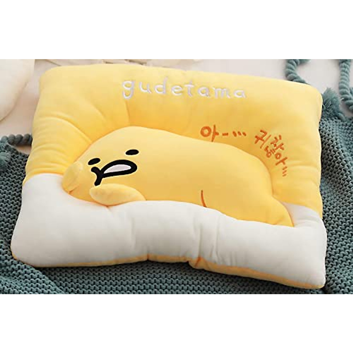 foefaik New Lazy Cute Egg Cushion Throw Pillow Nap Pillows Sofa Bed Back Pillow
