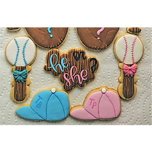 Baseball Hat Cookie Cutter, 3.75" Made in USA by Ann Clark